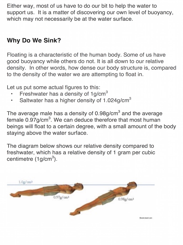 Learn How To Float As You Swim and Achieve Your Ultimate Goal